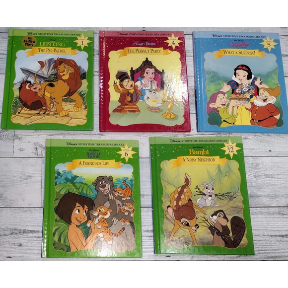 Disney | Toys | Disney Story Times Treasures Library Set Of 5 Lion King ...